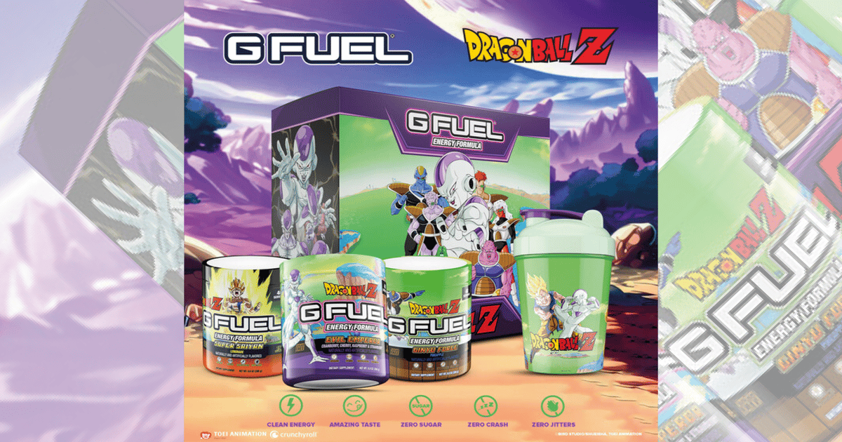 G FUEL and Toei Animation Announce New ‘DBZ’ Flavor