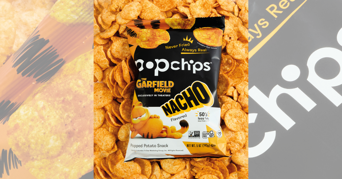 Popchips Nacho Debuts as Garfield’s Favorite Snack