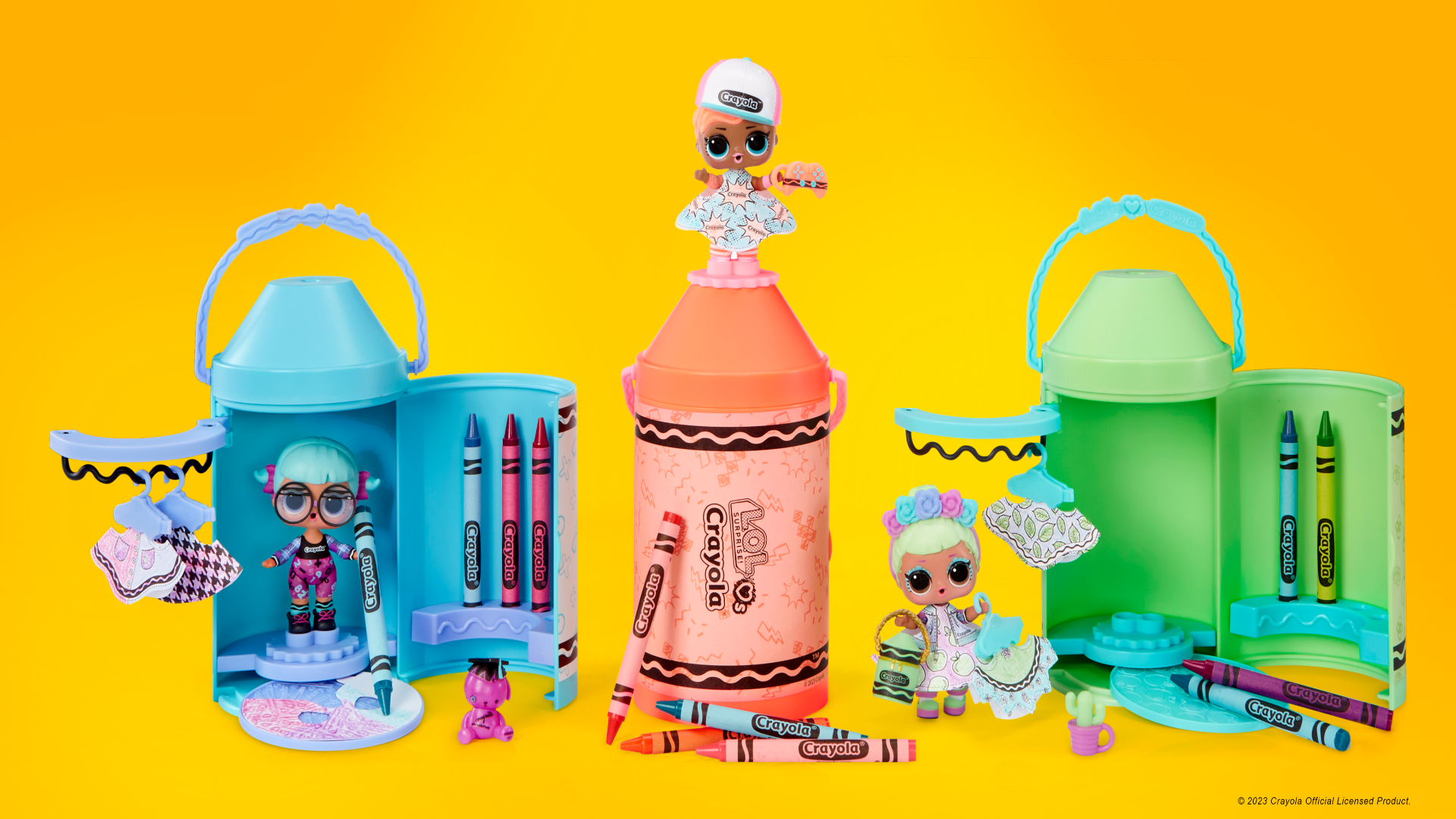 L.O.L. Surprise! Loves Crayola Collab Hits Retailers Worldwide