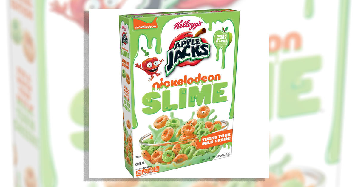 Kellogg and Nickelodeon Create New Kellogg's Apple Jacks Slime Cereal ...