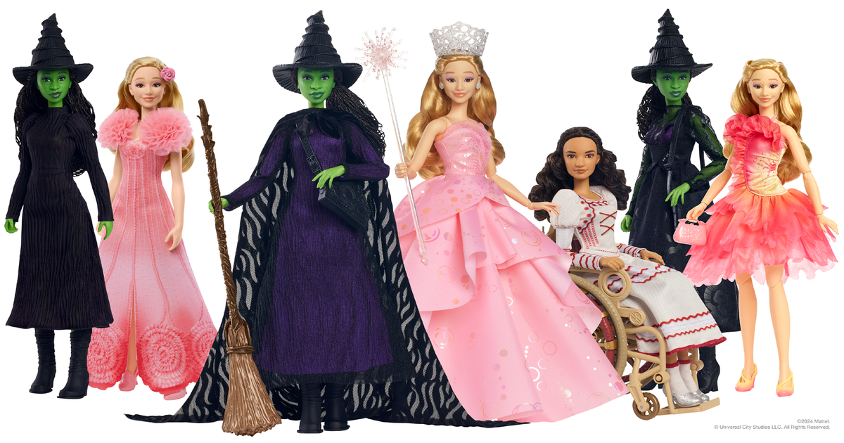 Mattel Unveils Universal Pictures ‘Wicked’ Doll Collection