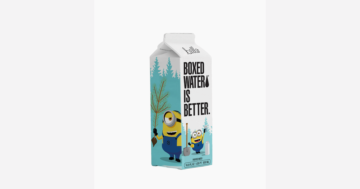 Boxed Water Launches Minions-Inspired Cartons | License Global