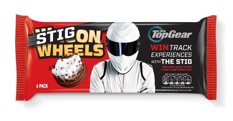 Wagon Wheels Lands The Stig for Biggest Packet Collab to Date | License ...