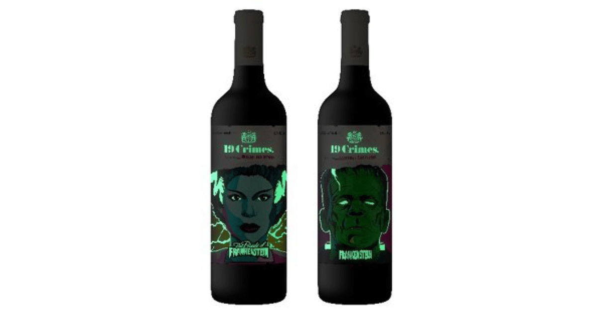 19 Crimes Wines, Universal Monsters Launch Halloween Wines