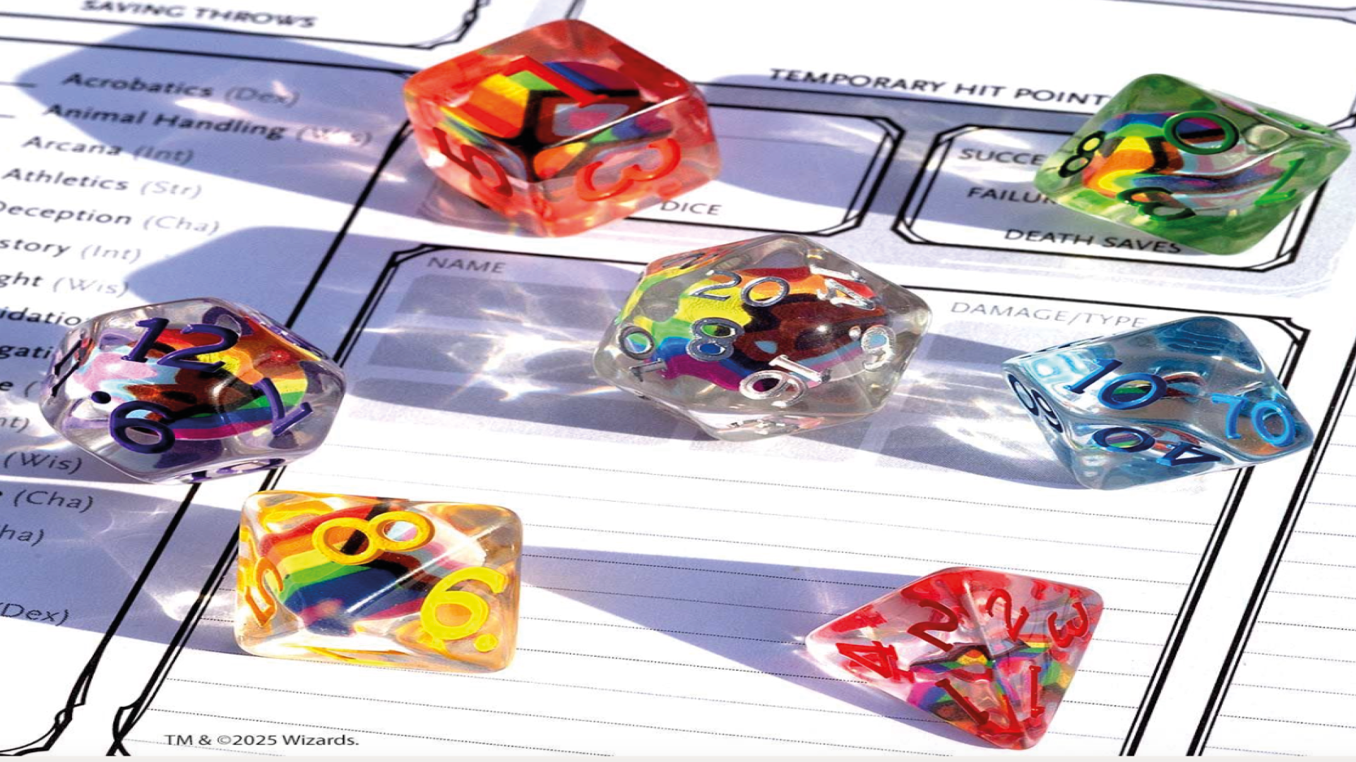 Sirius Dice Unveils Dungeons & Dragons Progress Pride Dice Set