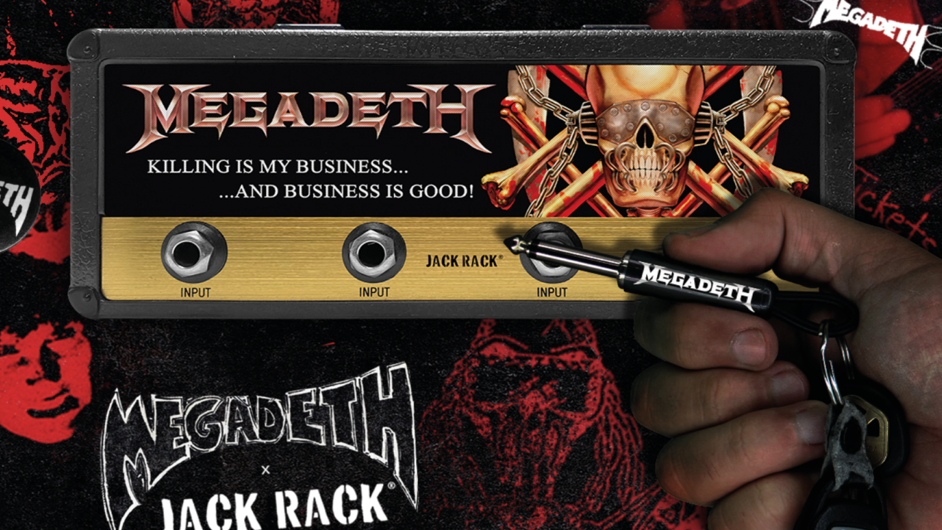 Pluginz Unveils Official Megadeth x Jack Rack Collection