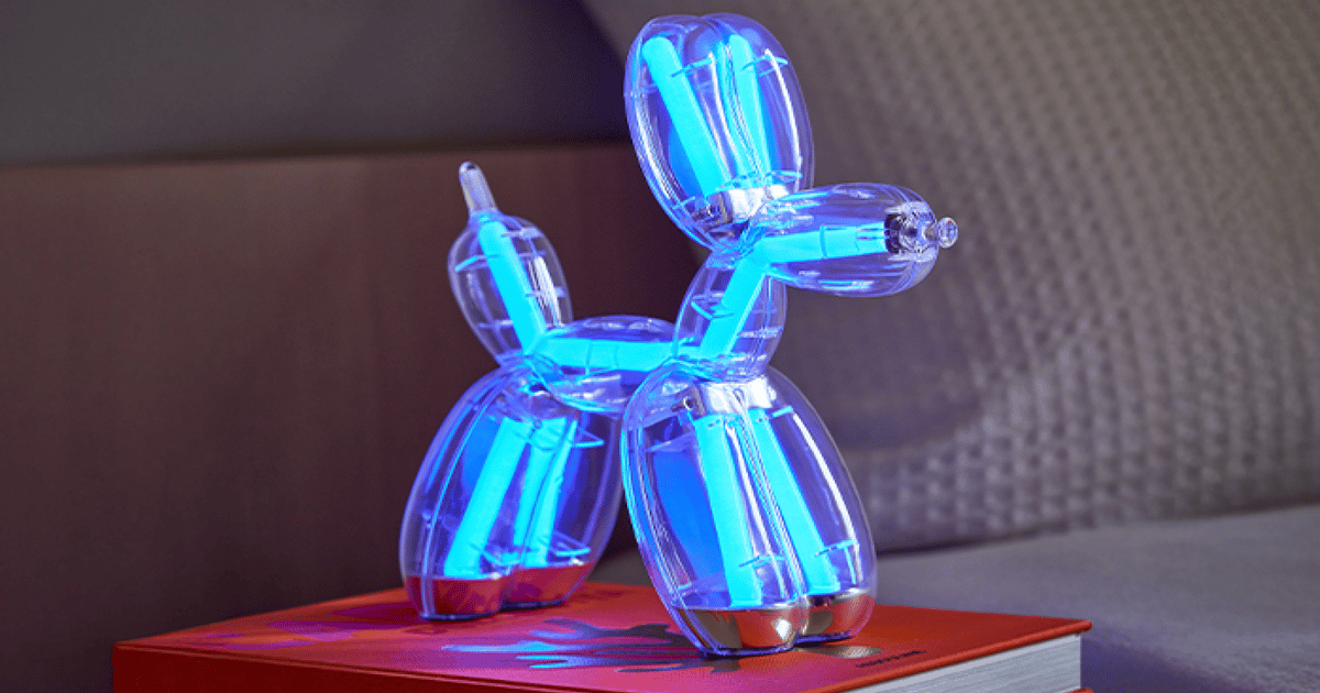 Lexon Transforms Jeff Koons' Balloon Dog Art into High-Tech Home Devices