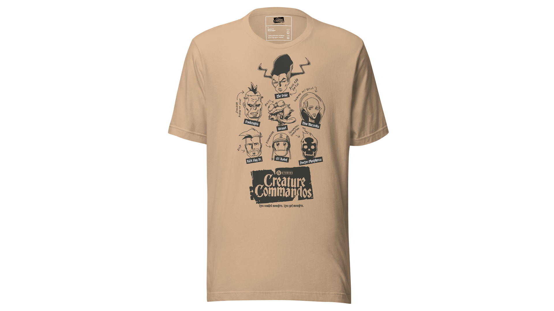 DC Shop, Partners Reveal ‘Creature Commandos’ Apparel, Collectibles