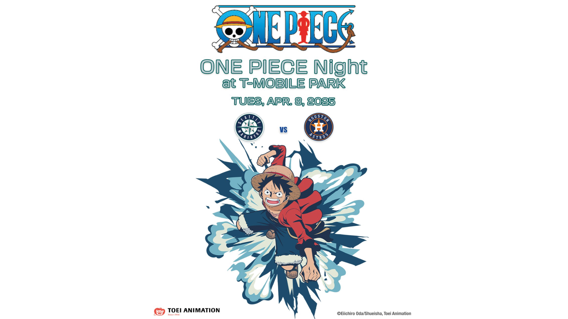 ‘One Piece’ Extends Baseball Collaborations with Seattle Mariners