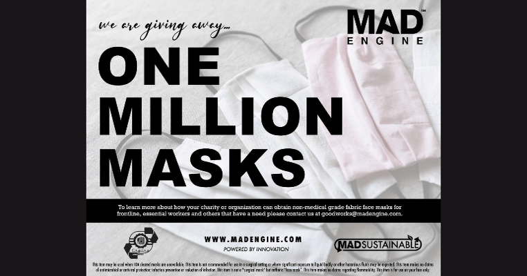 Mad Engine Donates One Million Masks to Aid in the COVID-19 Fight ...
