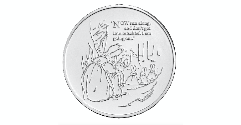 Peter Rabbit Hops on The Royal Mint Coin | License Global