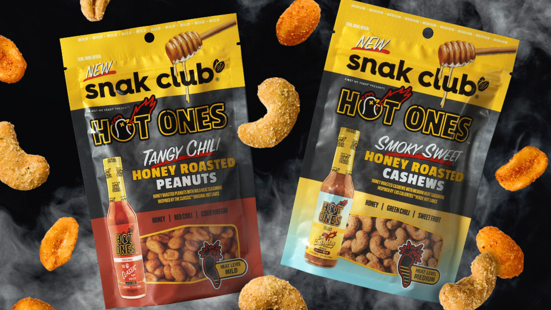 Snak Club Launches ‘Hot Ones’ Honey Roasted Nuts