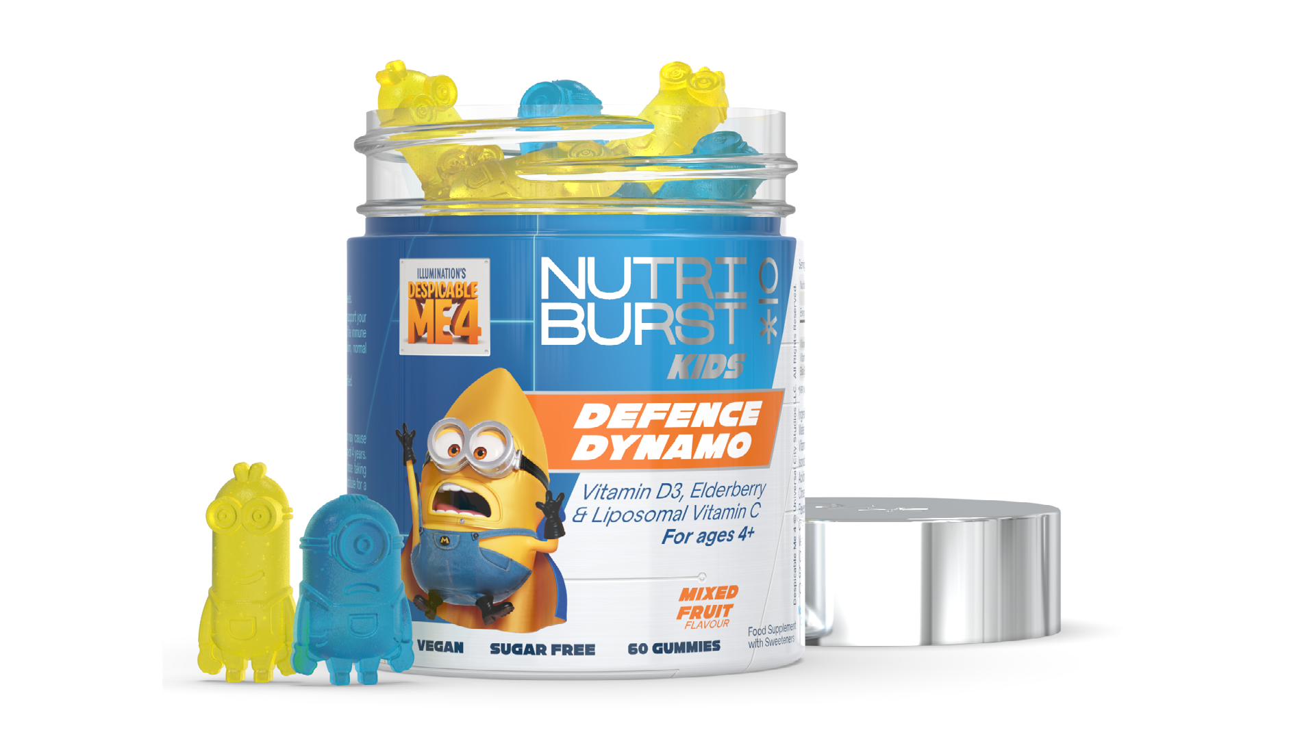 Nutriburst Launches Kids’ Vitamins Inspired by ‘Despicable Me 4’