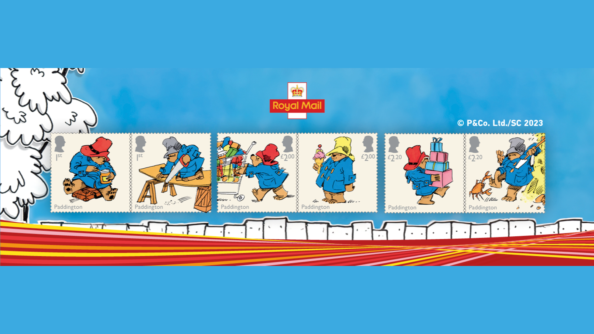 Paddington, Royal Mail Stamp Collection Launched