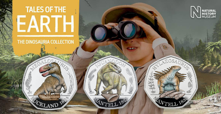 Natural History Museum, The Royal Mint Launch Final Dinosauria Coin ...