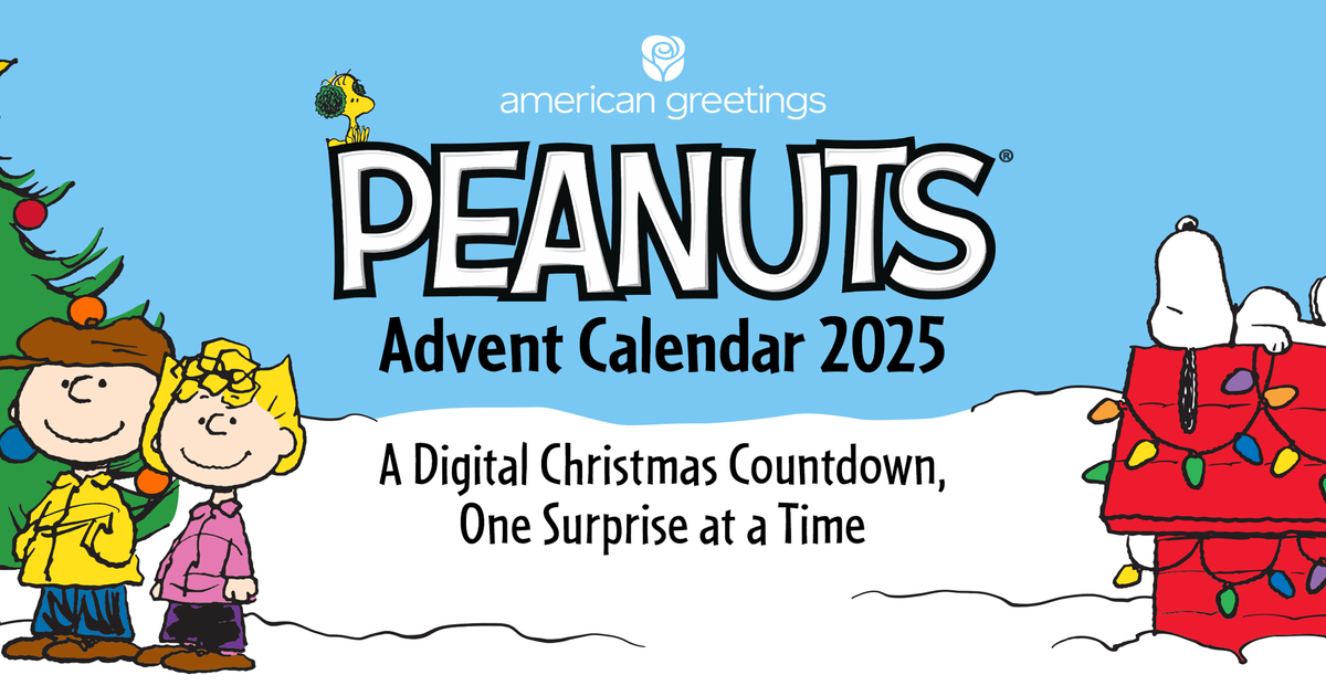 American Greetings Launches Digital Advent Calendar with ‘Peanuts’