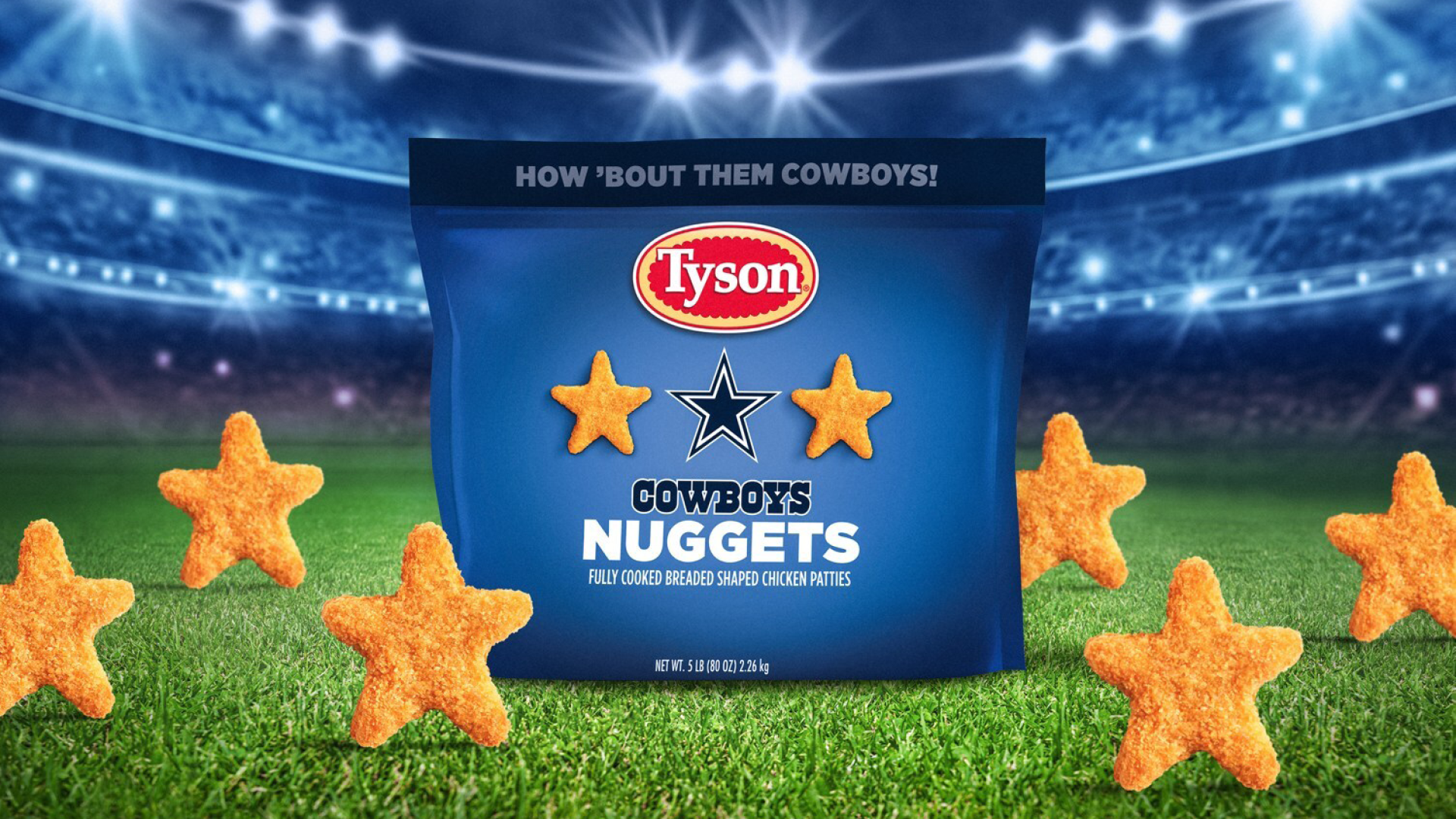 Tyson, Dallas Cowboys Partner to Launch Themed Nuggets