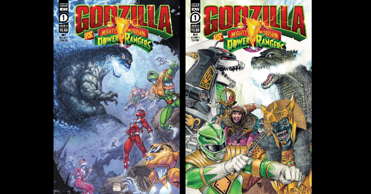 Godzilla, Mighty Morphin Power Rangers Star in Crossover Comic Series ...