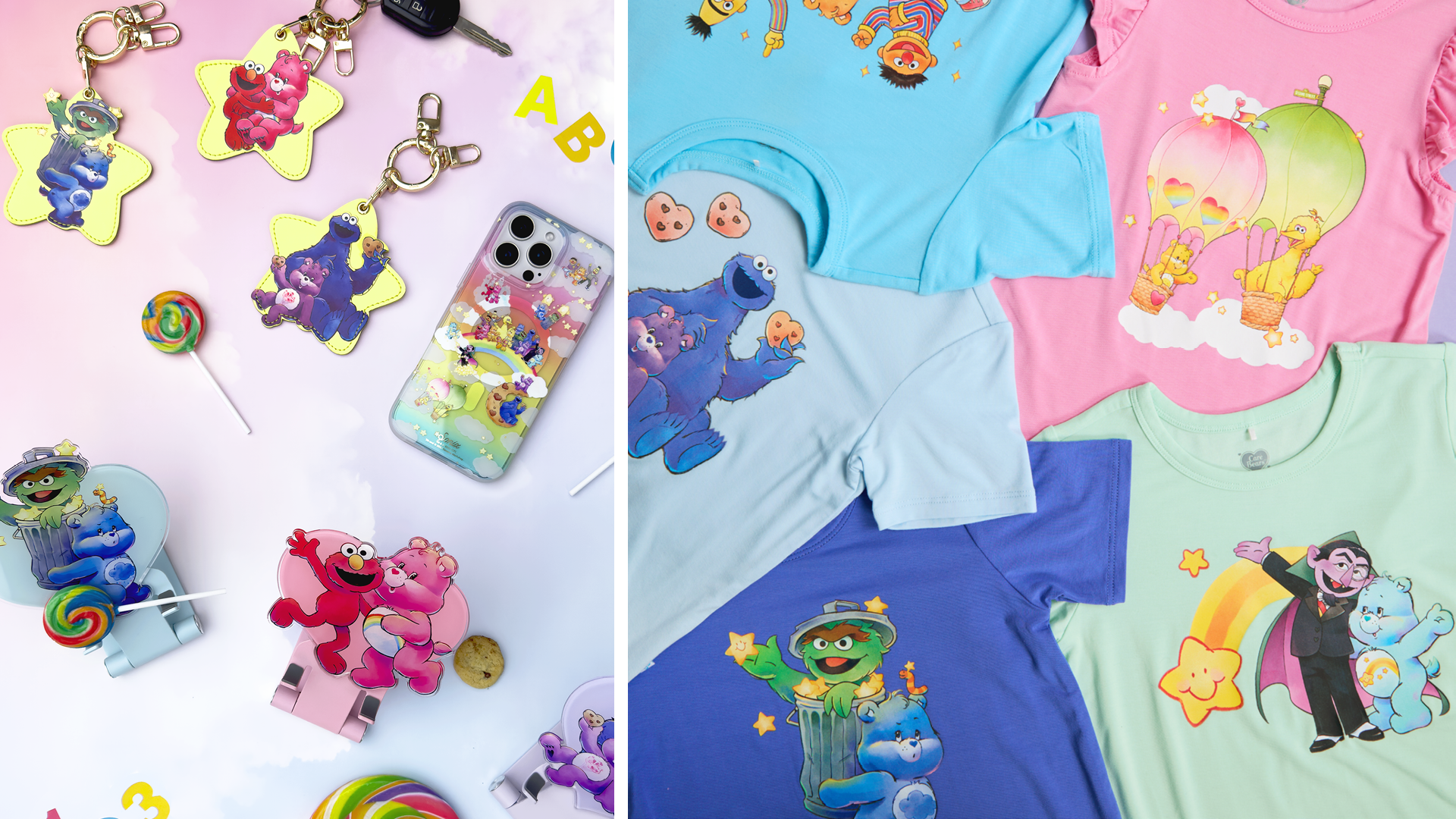 Care Bears x Sesame Street Launch Fashion Line