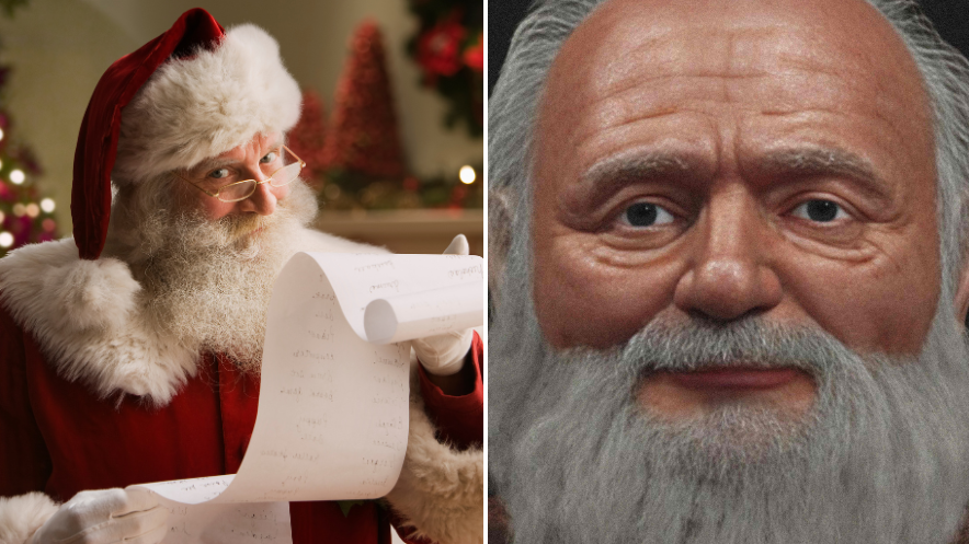 Santa claus face store