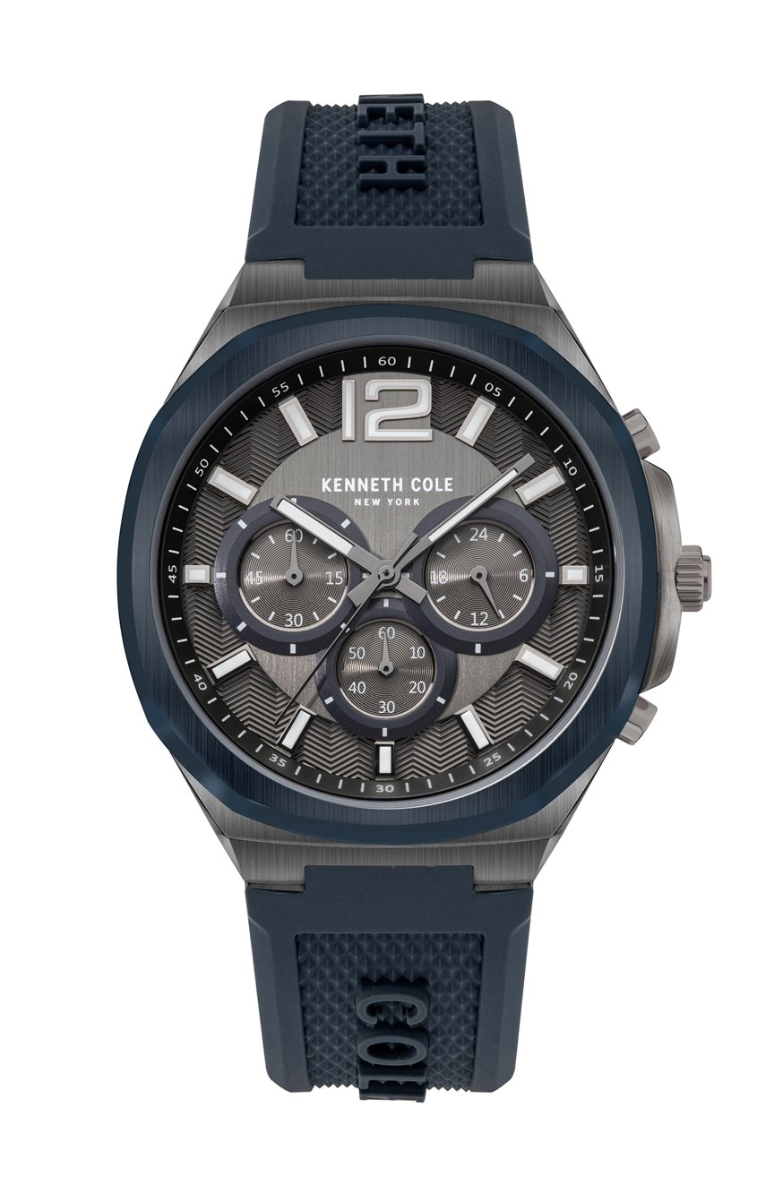 Kenneth Cole Kenneth Cole Mens Fashion Silicone Quartz Watch ...