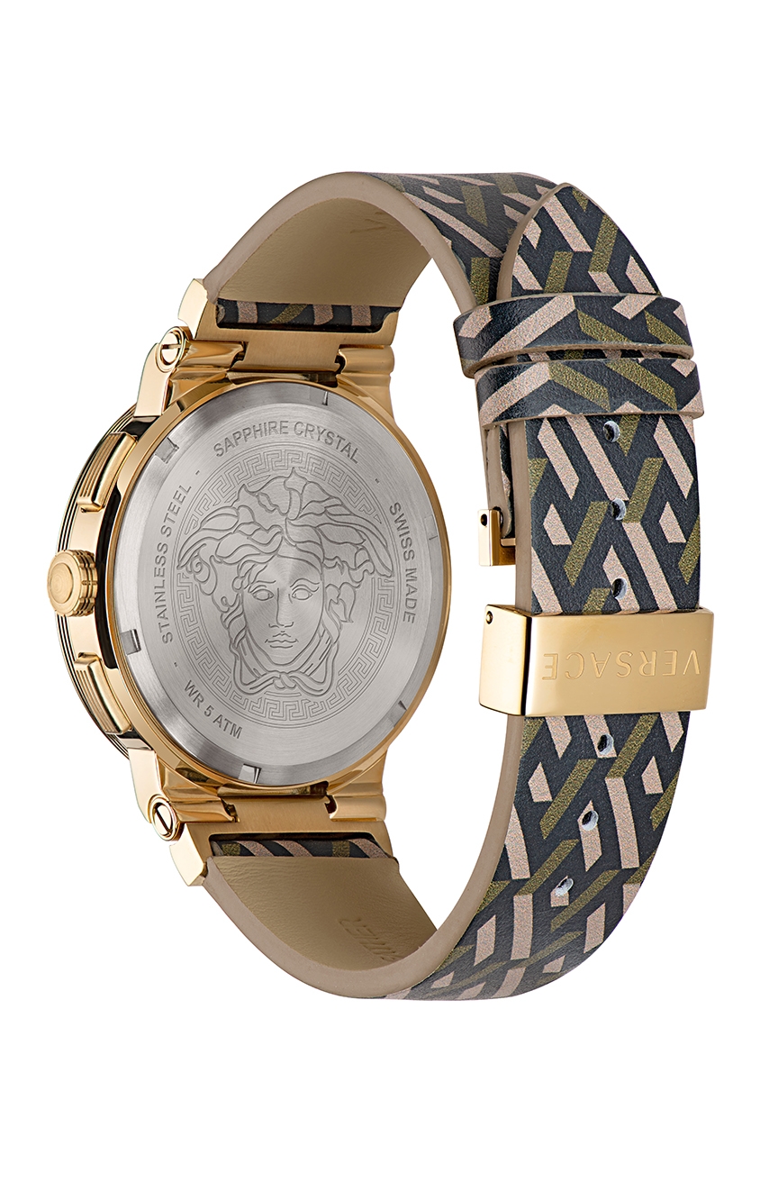 Versace Men Quartz Calfskin Leather Watch | RivoliShop.com
