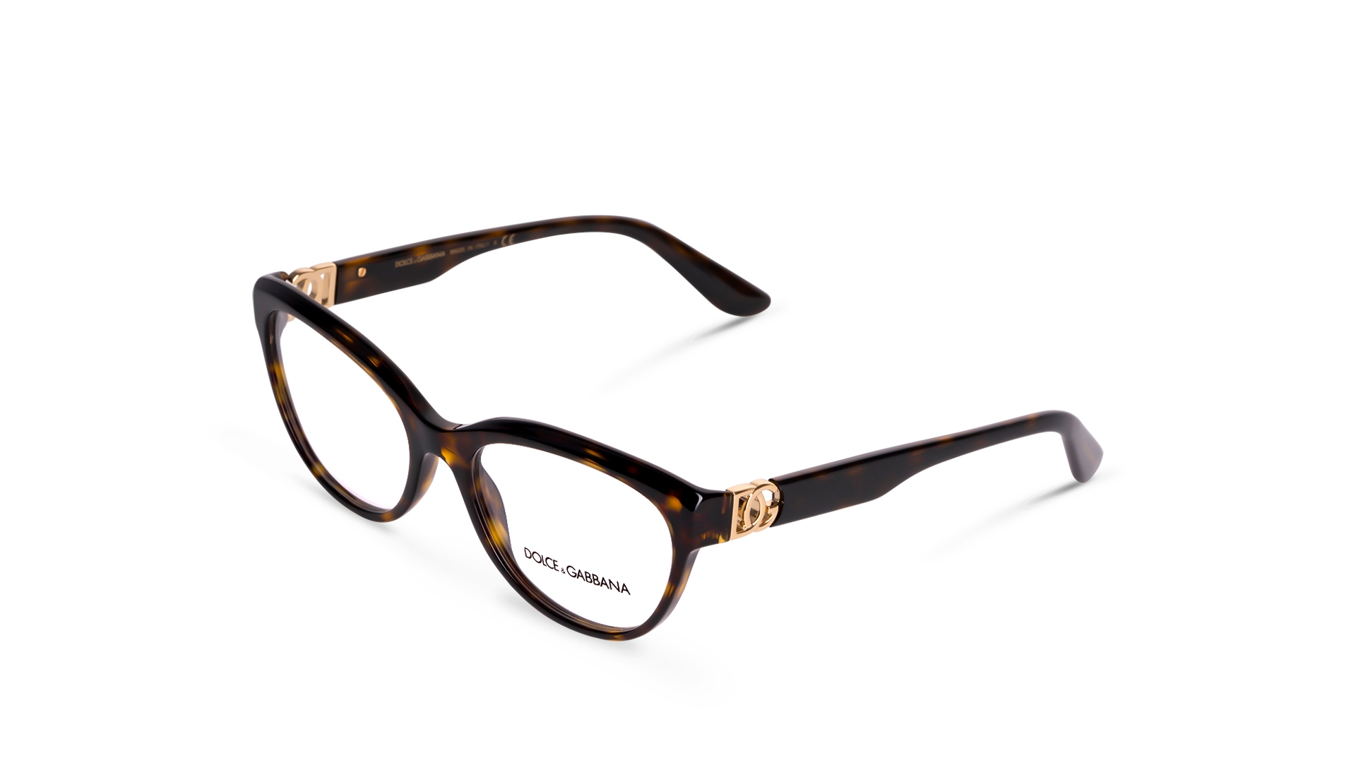Dolce and Gabbana Women Cat Eye Havana Eyeglass | RivoliShop.com