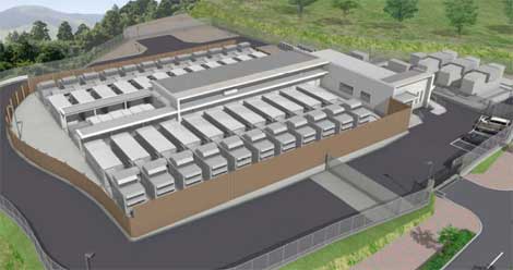 Air-Cooled Container Data Center in Japan
