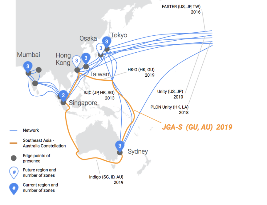 New Google-Backed Submarine Cable to Link Japan, Guam, Australia