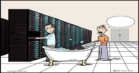 Friday Funny: Bubbling Servers