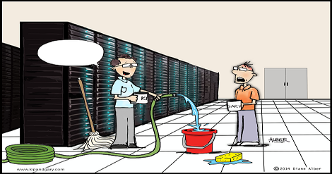 Friday Funny: Pick the Best Caption for Data Center Cleaning