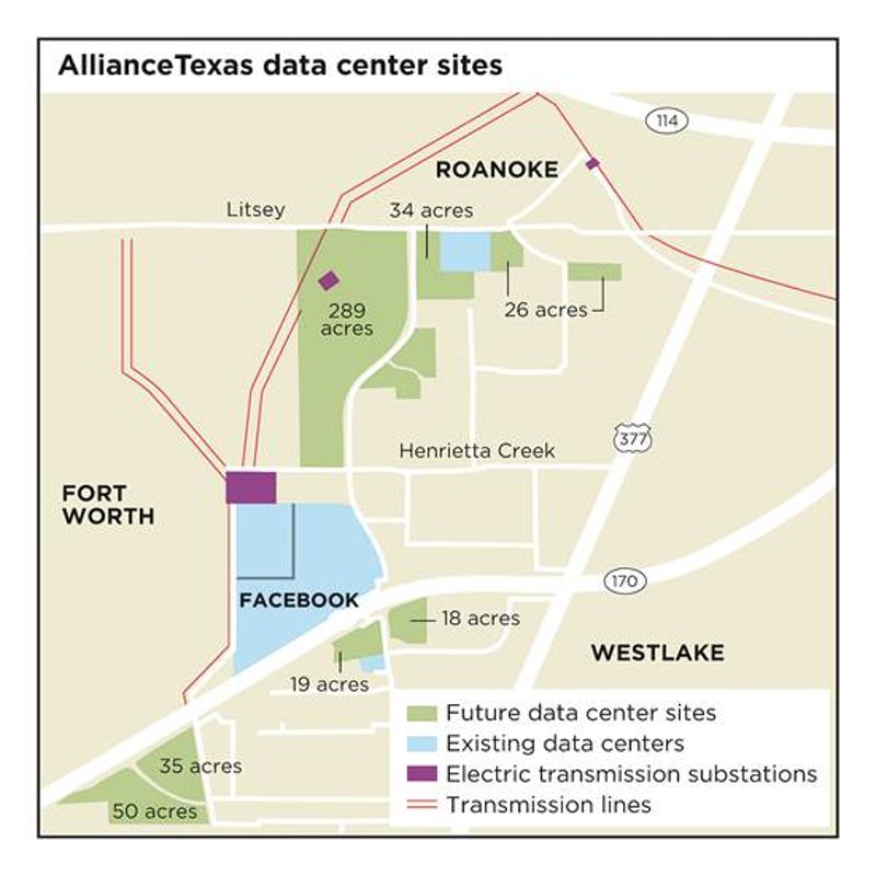 T5 and Iconiq’s IPI Plan Campus around Facebook Data Center in Texas
