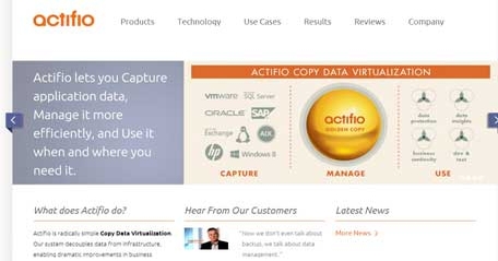 Actifio Secures $100 Million, Funding Values Company at $1.1 Billion
