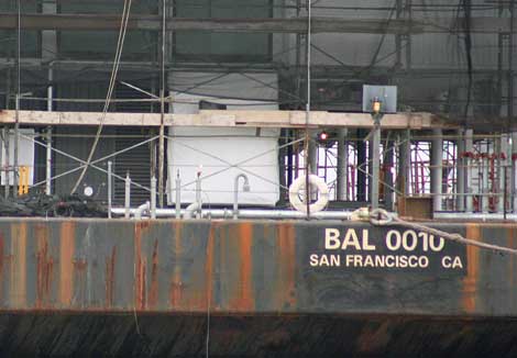 Closer Look: The Mysterious Barge in the Bay