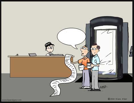 Friday Funny: "Checking It Twice" Cartoon