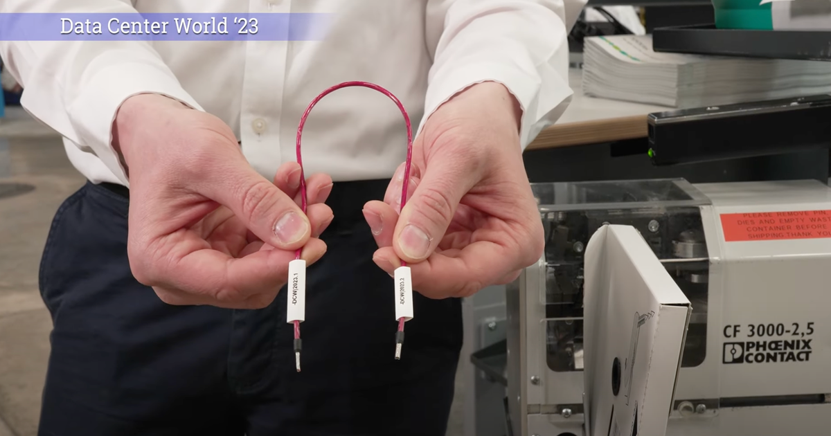 Phoenix Contact Demos clipx WIRE Assist at Data Center World
