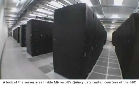 A Look Inside Microsoft's Quincy Data Center