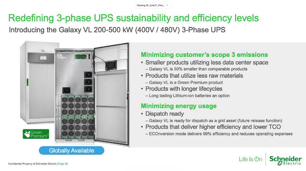 Schneider Electric Touts Smaller UPS Batteries for Sustainability
