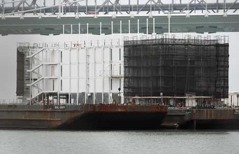 The Barge Mystery: Floating Data Centers or Google Store?
