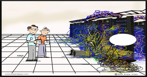 Friday Funny: Caught Up in Cables