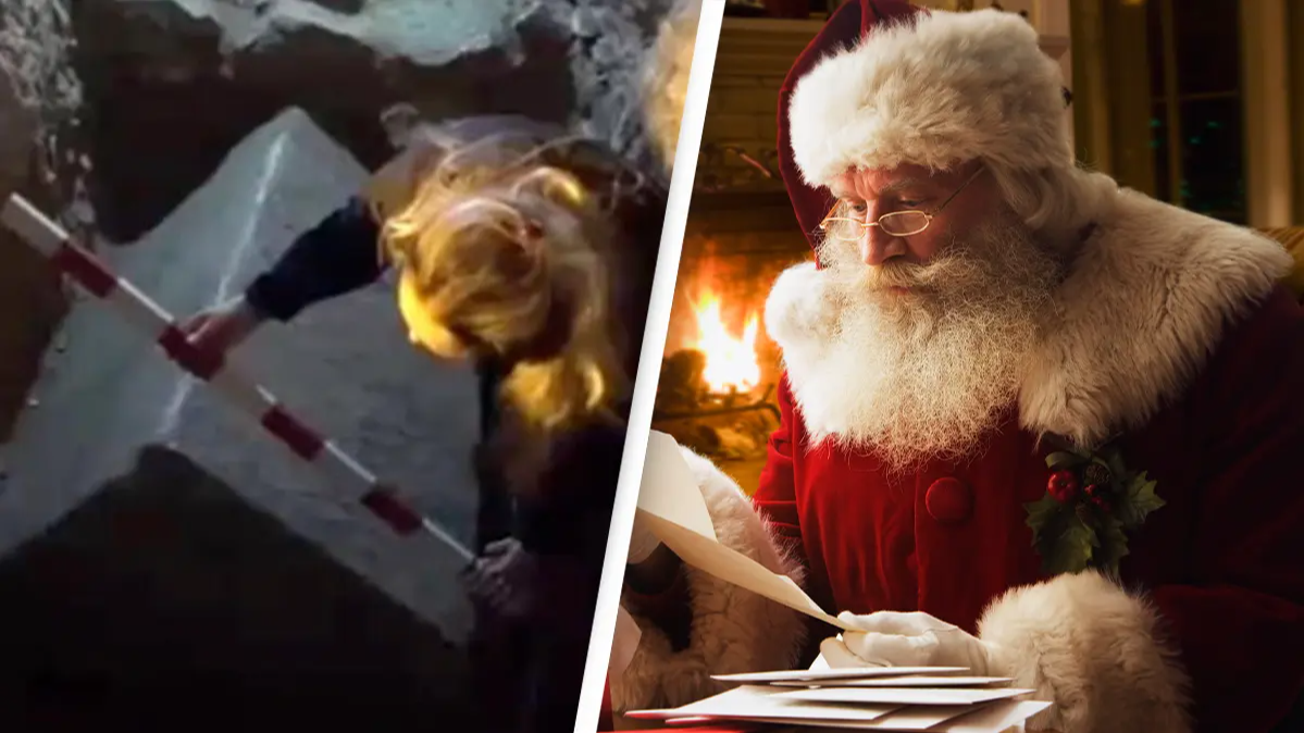 Santa claus found store