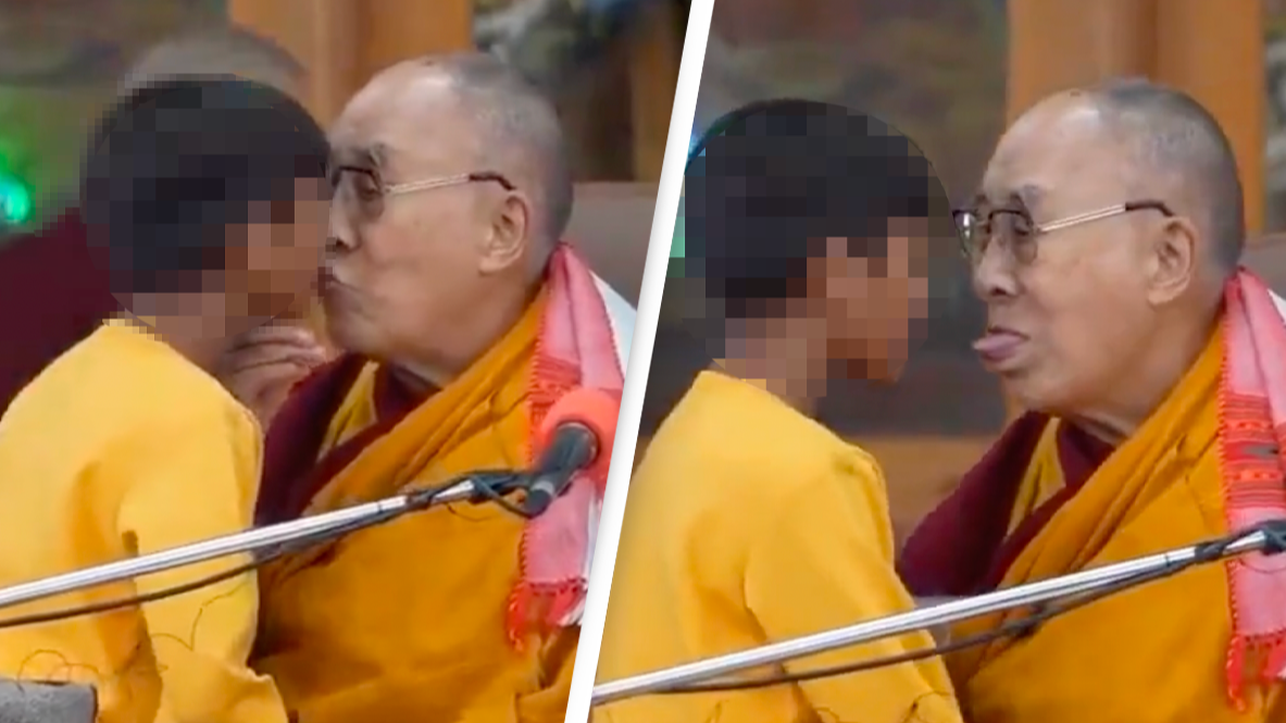 Dalai Lama defended for 'Tibetan way of expression' after asking boy to ...