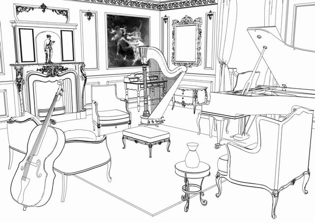 The making of a Hidden Object Game: 2D background art 2