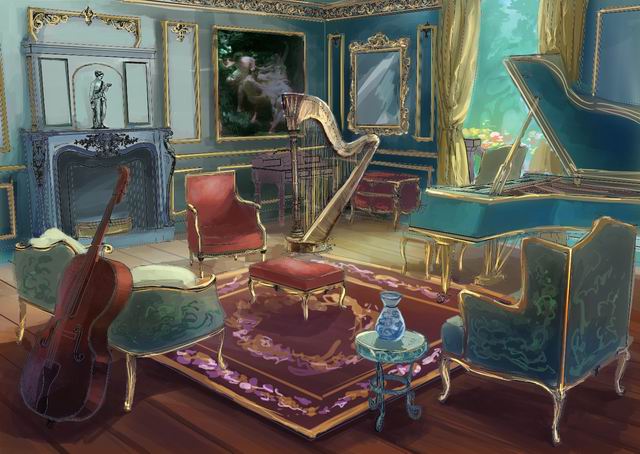 The making of a Hidden Object Game: 2D background art 2