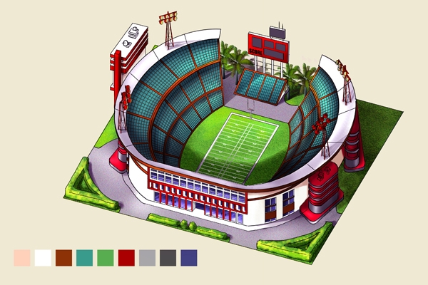 How to design isometric buildings