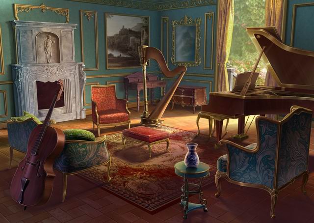 The making of a Hidden Object Game: 2D background art 2