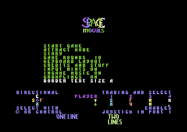 Space Moguls map screen retrospective