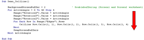 Microsoft Excel: Revolutionary 3D Game Engine?