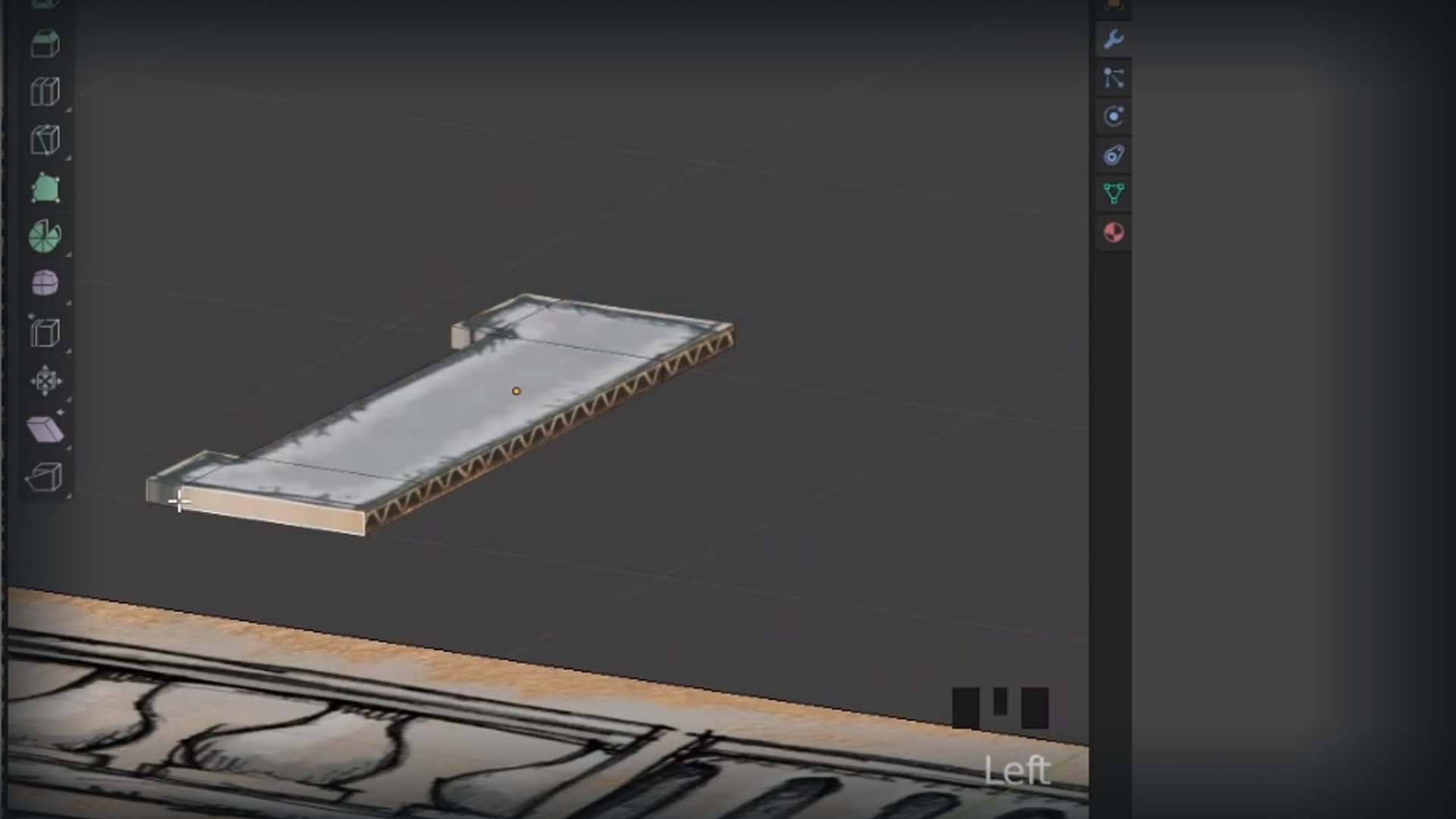 Using the Reverse UV method to create high-texture papercraft visuals