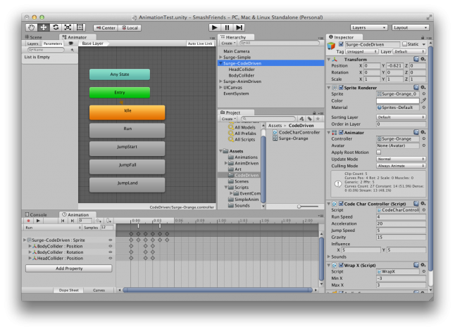 2D Animation Methods in Unity